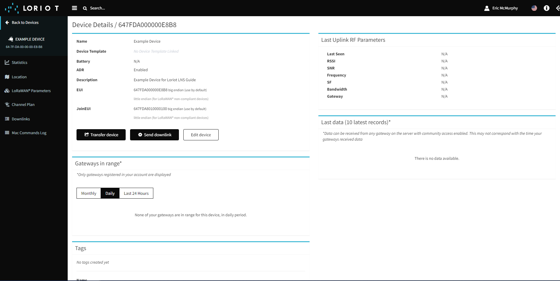 Adding TEKTELIC Sensors to Loriot LNS